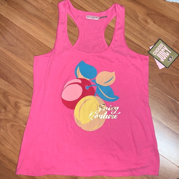 Juicy Couture | Tops | Nwt Original Juicy Couture Ruffle Back Tank Top ...